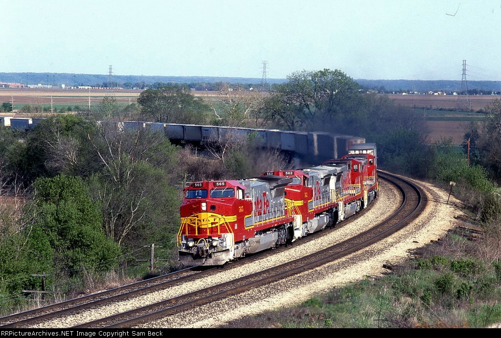 ATSF #199 at Edelstein Hill